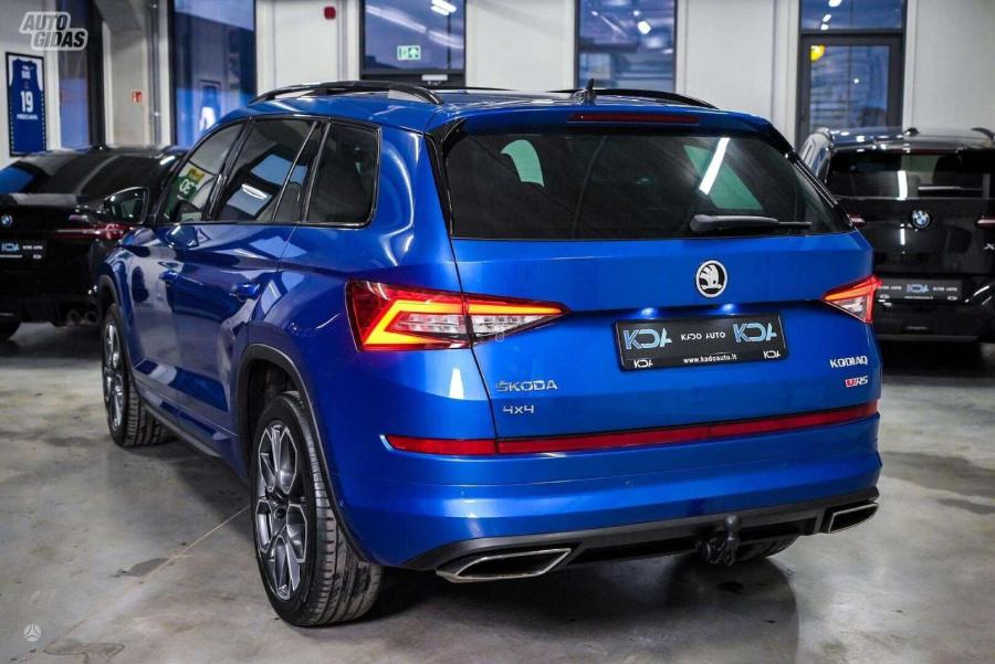 Blue Skoda Kodiaq 2019 in Marijampole, with an engine capacity of 2.00 L and mileage of 228 thousand km for 25950 €, photo 10 on AUTOMOTO.COM.LV