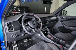 Blue Skoda Kodiaq 2019 in Marijampole, with an engine capacity of 2.00 L and mileage of 228 thousand km for 25950 €, photo 23 on AUTOMOTO.COM.LV