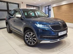 Синий Шкода Kodiaq 2019 в Рига, объемом двигателя 2.00 л и пробегом 150 тыс. км за 19990 €, фото  на AUTOMOTO.COM.LV