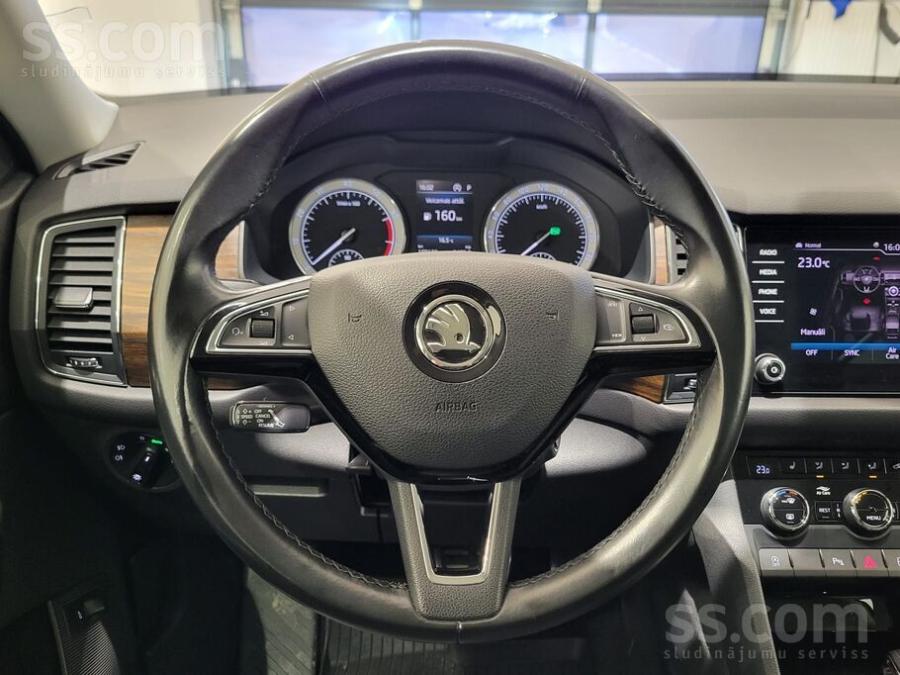 Синий Шкода Kodiaq 2019 в Рига, объемом двигателя 2.00 л и пробегом 150 тыс. км за 19990 €, фото 8 на AUTOMOTO.COM.LV