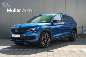 Blue Skoda Kodiaq 2019 in Vilnius, with an engine capacity of 2.00 L and mileage of 180 thousand km for 26350 €, photo  on AUTOMOTO.COM.LV