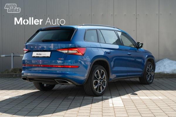 Blue Skoda Kodiaq 2019 in Vilnius, with an engine capacity of 2.00 L and mileage of 180 thousand km for 26350 €, photo 6 on AUTOMOTO.COM.LV