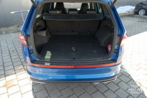 Blue Skoda Kodiaq 2019 in Vilnius, with an engine capacity of 2.00 L and mileage of 180 thousand km for 26350 €, photo 26 on AUTOMOTO.COM.LV