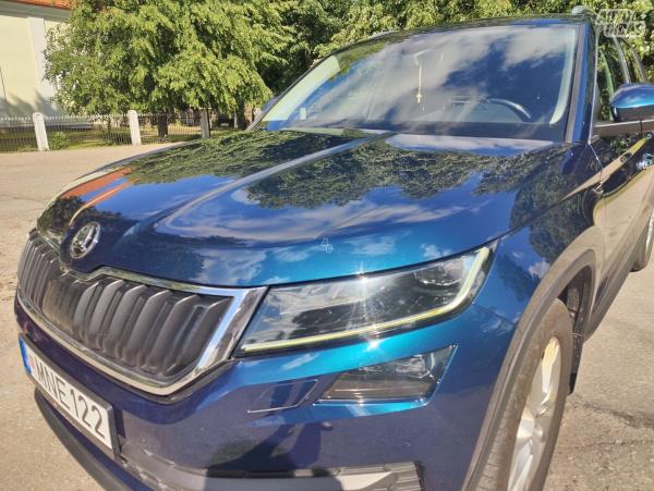 Zils Skoda Kodiaq 2019 Vilkaviškis, ar dzinēja tilpumu 2.00 L un nobraukumu 210 tūkst. km par 17500 €, foto  vietnē AUTOMOTO.COM.LV