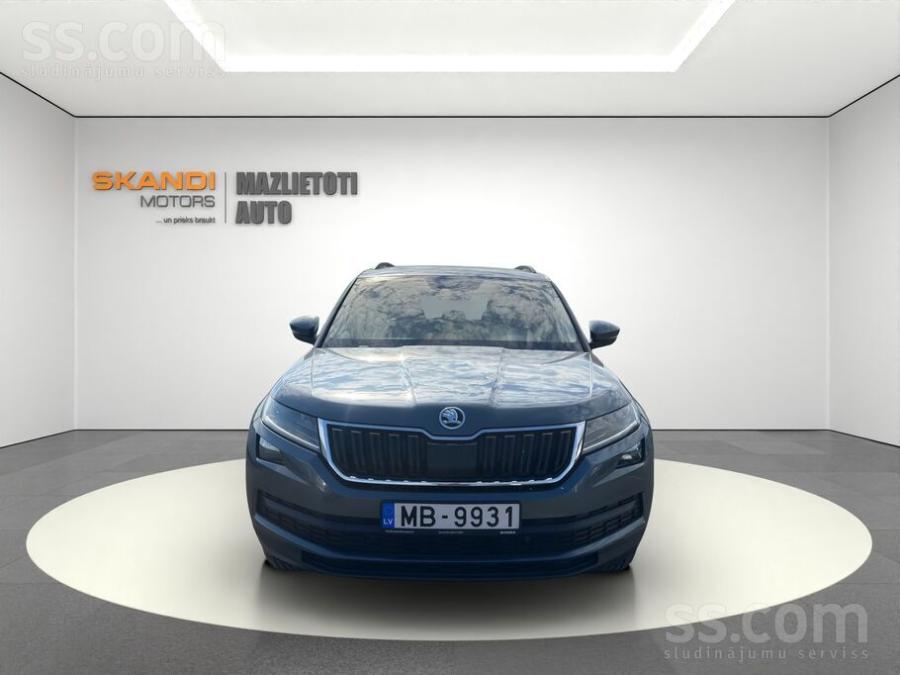 Blue Skoda Kodiaq 2019 in Riga, with an engine capacity of 2.00 L and mileage of 206 thousand km for 19490 €, photo 3 on AUTOMOTO.COM.LV