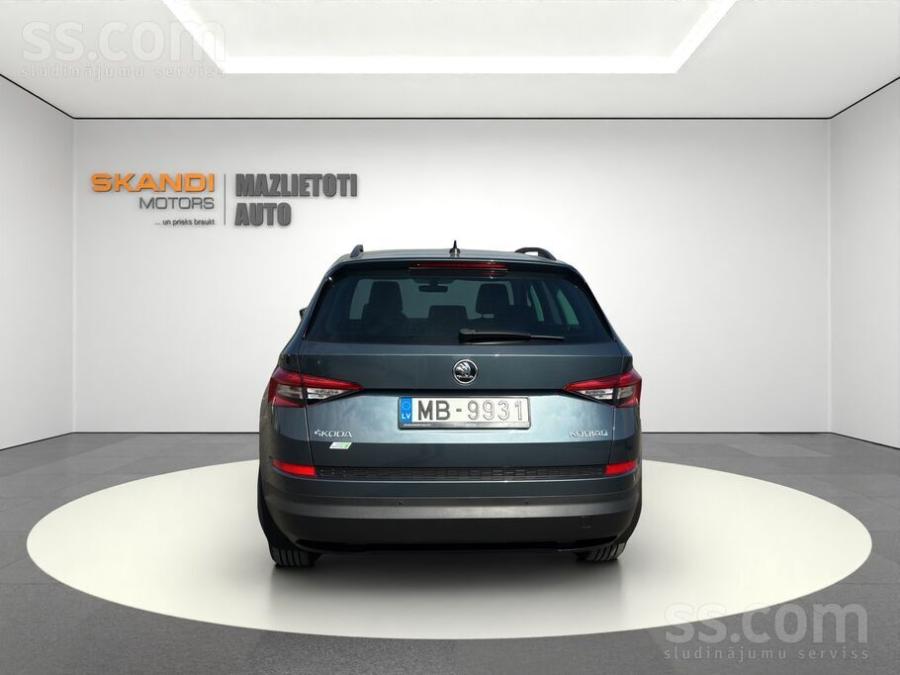 Blue Skoda Kodiaq 2019 in Riga, with an engine capacity of 2.00 L and mileage of 206 thousand km for 19490 €, photo 6 on AUTOMOTO.COM.LV