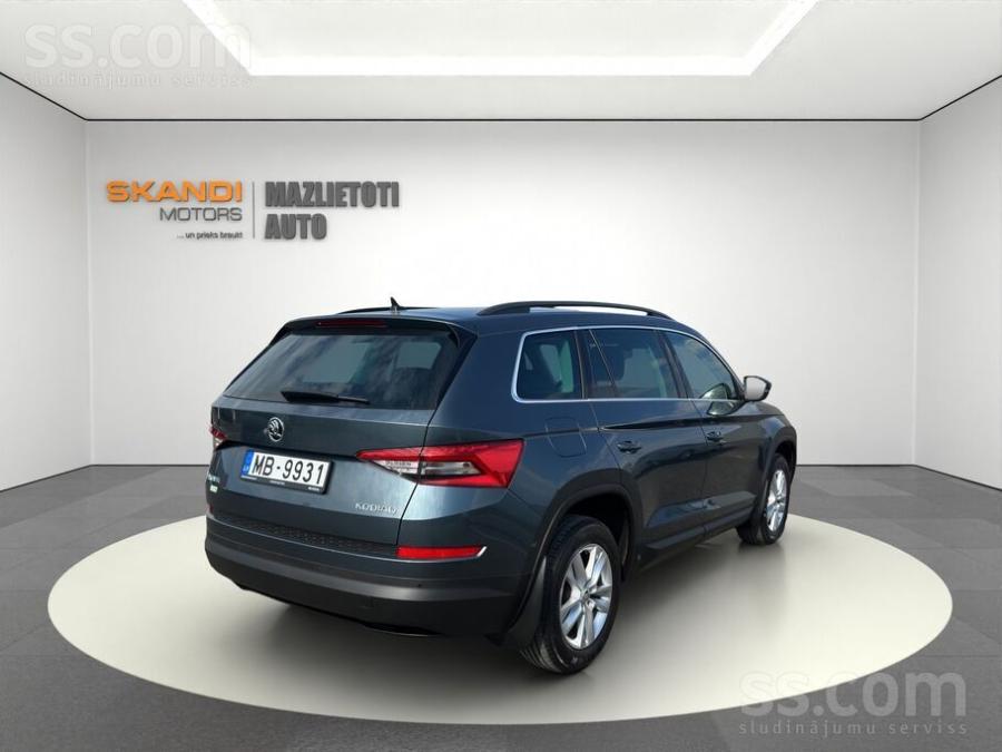 Blue Skoda Kodiaq 2019 in Riga, with an engine capacity of 2.00 L and mileage of 206 thousand km for 19490 €, photo 7 on AUTOMOTO.COM.LV