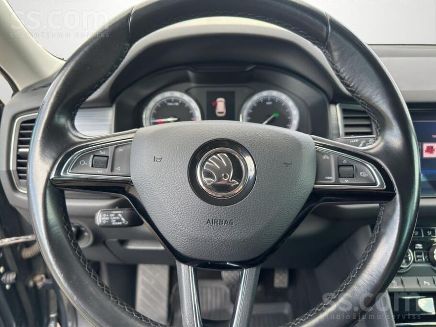 Blue Skoda Kodiaq 2019 in Riga, with an engine capacity of 2.00 L and mileage of 206 thousand km for 19490 €, photo 11 on AUTOMOTO.COM.LV