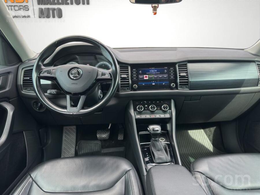 Blue Skoda Kodiaq 2019 in Riga, with an engine capacity of 2.00 L and mileage of 206 thousand km for 19490 €, photo 15 on AUTOMOTO.COM.LV