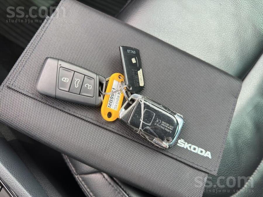Blue Skoda Kodiaq 2019 in Riga, with an engine capacity of 2.00 L and mileage of 206 thousand km for 19490 €, photo 20 on AUTOMOTO.COM.LV
