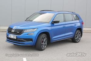 Zils Skoda Kodiaq 2019 Tallina, ar dzinēja tilpumu 2.00 L un nobraukumu 80 tūkst. km par 32999 €, foto  vietnē AUTOMOTO.COM.LV