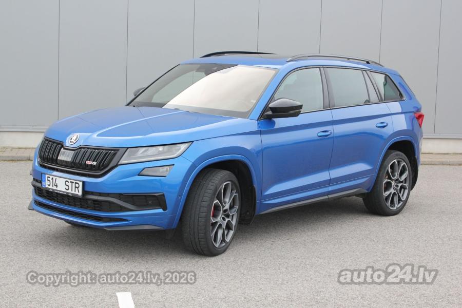 Zils Skoda Kodiaq 2019 Tallina, ar dzinēja tilpumu 2.00 L un nobraukumu 80 tūkst. km par 32999 €, foto 1 vietnē AUTOMOTO.COM.LV