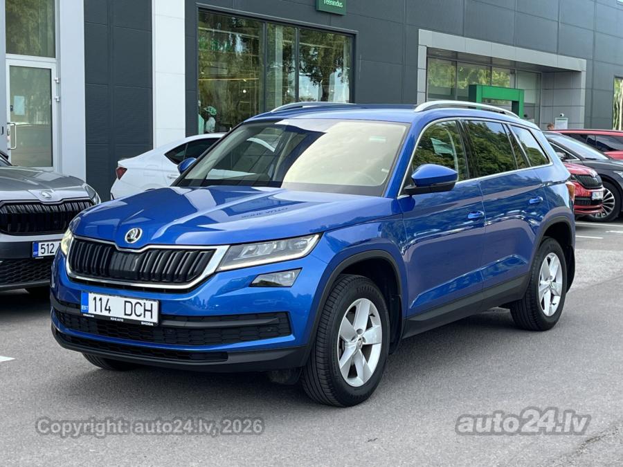 Синий Шкода Kodiaq 2019 в Таллин, объемом двигателя 2.00 л и пробегом 176 тыс. км за 19900 €, фото 1 на AUTOMOTO.COM.LV