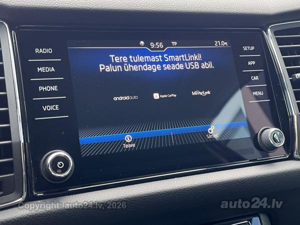 Blue Skoda Kodiaq 2019 in Tallinn, with an engine capacity of 2.00 L and mileage of 176 thousand km for 19900 €, photo 8 on AUTOMOTO.COM.LV