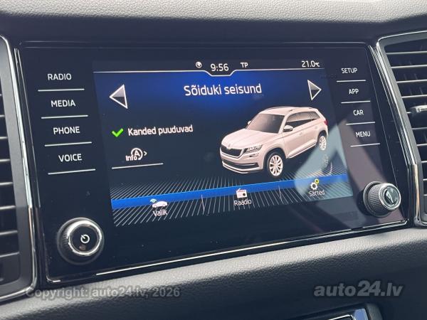 Blue Skoda Kodiaq 2019 in Tallinn, with an engine capacity of 2.00 L and mileage of 176 thousand km for 19900 €, photo 9 on AUTOMOTO.COM.LV
