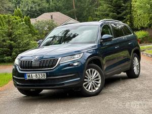 Синий Шкода Kodiaq 2019 в Рига, объемом двигателя 2.00 л и пробегом 165 тыс. км за 22250 €, фото  на AUTOMOTO.COM.LV