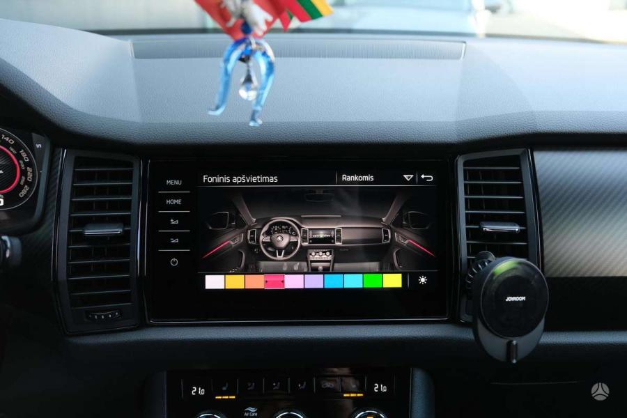 Синий Шкода Kodiaq 2019 в Вильнюс, объемом двигателя 1.97 л и пробегом 240 тыс. км за 26500 €, фото 17 на AUTOMOTO.COM.LV