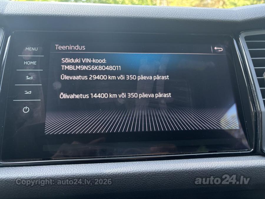 Синий Шкода Kodiaq 2019 в Таллин, объемом двигателя 2.00 л и пробегом 169 тыс. км за 30999 €, фото 27 на AUTOMOTO.COM.LV