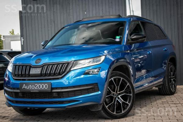 Синий Шкода Kodiaq 2019 в Тукумс, объемом двигателя 1.50 л и пробегом 230 тыс. км за 18990 €, фото 2 на AUTOMOTO.COM.LV