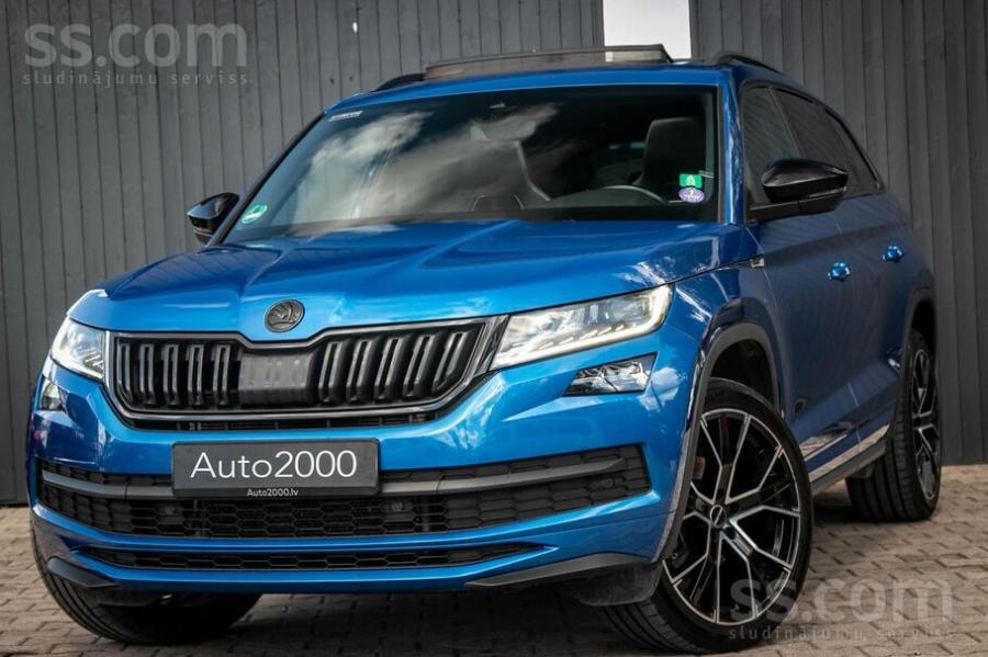 Синий Шкода Kodiaq 2019 в Тукумс, объемом двигателя 1.50 л и пробегом 230 тыс. км за 18990 €, фото 4 на AUTOMOTO.COM.LV