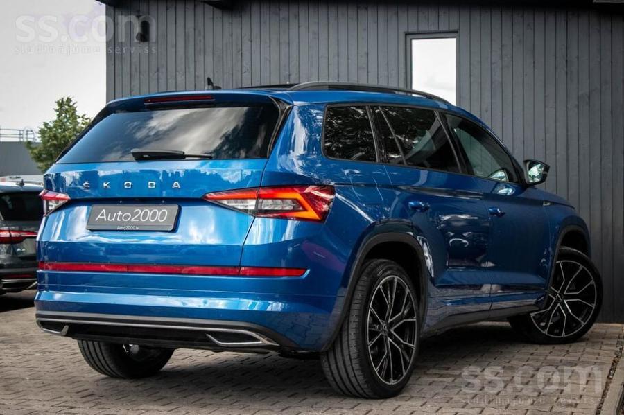 Синий Шкода Kodiaq 2019 в Тукумс, объемом двигателя 1.50 л и пробегом 230 тыс. км за 18990 €, фото 6 на AUTOMOTO.COM.LV