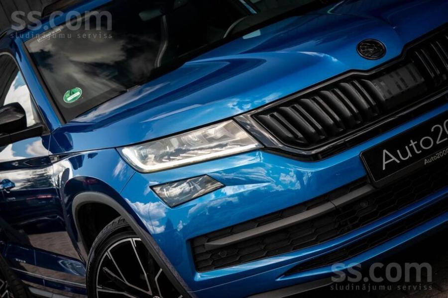 Синий Шкода Kodiaq 2019 в Тукумс, объемом двигателя 1.50 л и пробегом 230 тыс. км за 18990 €, фото 9 на AUTOMOTO.COM.LV