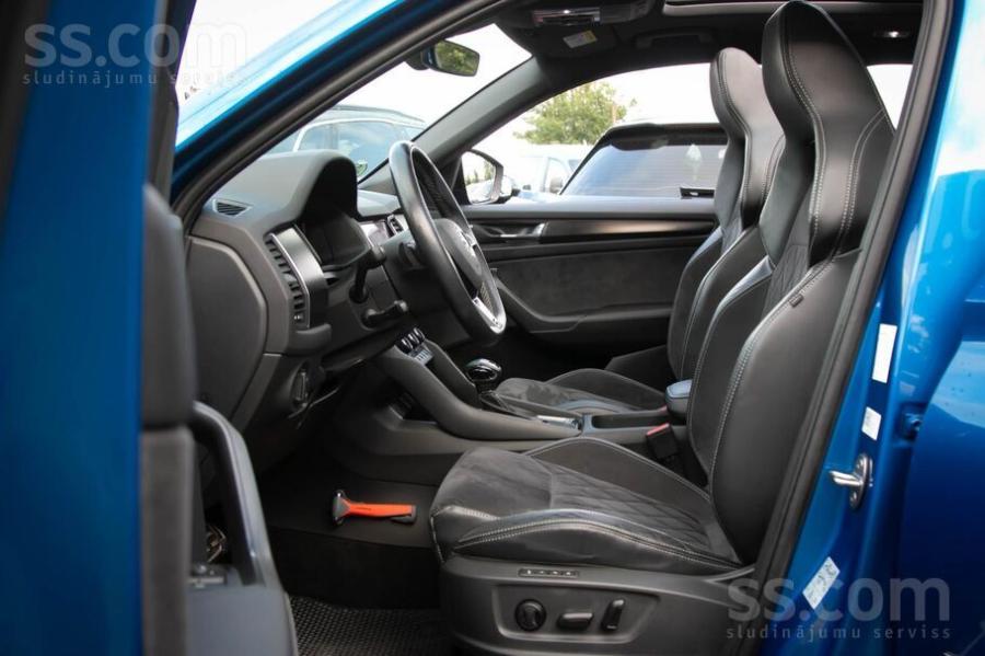 Синий Шкода Kodiaq 2019 в Тукумс, объемом двигателя 1.50 л и пробегом 230 тыс. км за 18990 €, фото 14 на AUTOMOTO.COM.LV