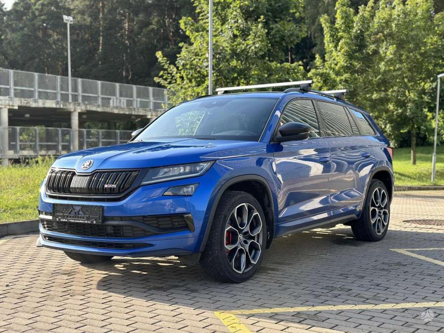 Синий Шкода Kodiaq 2019 в Вильнюс, объемом двигателя 1.97 л и пробегом 0 тыс. км за 23595 €, фото 1 на AUTOMOTO.COM.LV