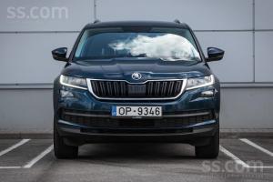 Blue Skoda Kodiaq 2019 in Riga, with an engine capacity of 2.00 L and mileage of 132 thousand km for 19990 €, photo 3 on AUTOMOTO.COM.LV