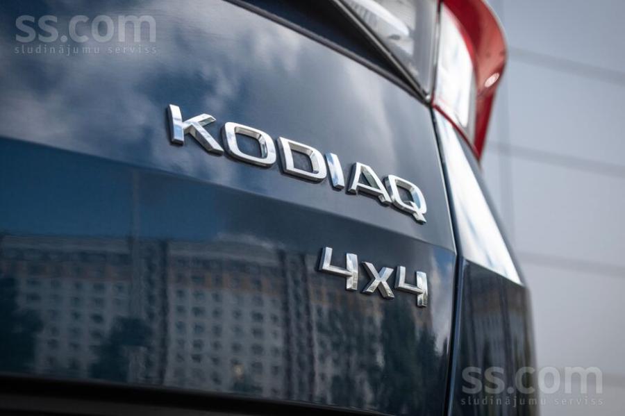 Blue Skoda Kodiaq 2019 in Riga, with an engine capacity of 2.00 L and mileage of 132 thousand km for 19990 €, photo 11 on AUTOMOTO.COM.LV