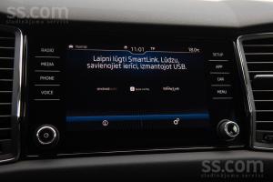 Blue Skoda Kodiaq 2019 in Riga, with an engine capacity of 2.00 L and mileage of 132 thousand km for 19990 €, photo 27 on AUTOMOTO.COM.LV