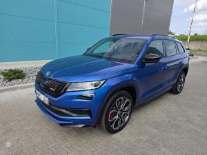 Zils Skoda Kodiaq 2019 Kauņa, ar dzinēja tilpumu 1.97 L un nobraukumu 150 tūkst. km par 25450 €, foto  vietnē AUTOMOTO.COM.LV