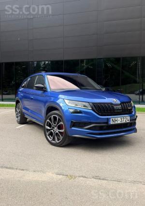 Zils Skoda Kodiaq 2019 Ogre, ar dzinēja tilpumu 2.00 L un nobraukumu 110 tūkst. km par 29750 €, foto  vietnē AUTOMOTO.COM.LV