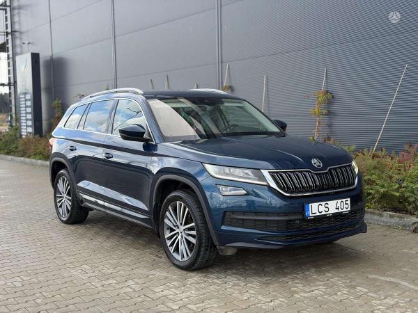 Blue Skoda Kodiaq 2019 in Vilnius, with an engine capacity of 1.50 L and mileage of 119 thousand km for 14999 €, photo 1 on AUTOMOTO.COM.LV