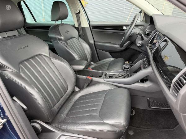 Blue Skoda Kodiaq 2019 in Vilnius, with an engine capacity of 1.50 L and mileage of 119 thousand km for 14999 €, photo 5 on AUTOMOTO.COM.LV