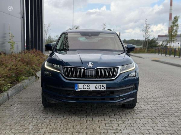 Blue Skoda Kodiaq 2019 in Vilnius, with an engine capacity of 1.50 L and mileage of 119 thousand km for 14999 €, photo 10 on AUTOMOTO.COM.LV