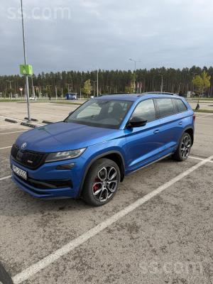 Blue Skoda Kodiaq 2019 in Riga, with an engine capacity of 2.00 L and mileage of 149 thousand km for 26500 €, photo  on AUTOMOTO.COM.LV