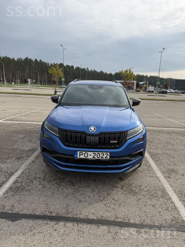 Blue Skoda Kodiaq 2019 in Riga, with an engine capacity of 2.00 L and mileage of 149 thousand km for 26500 €, photo 3 on AUTOMOTO.COM.LV