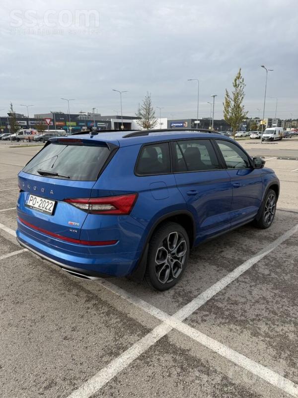 Blue Skoda Kodiaq 2019 in Riga, with an engine capacity of 2.00 L and mileage of 149 thousand km for 26500 €, photo 5 on AUTOMOTO.COM.LV