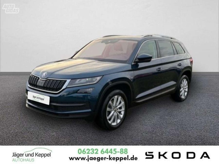 Blue Skoda Kodiaq 2020 in Kaunas, with an engine capacity of 1.50 L and mileage of 65 thousand km for 28477 €, photo 1 on AUTOMOTO.COM.LV