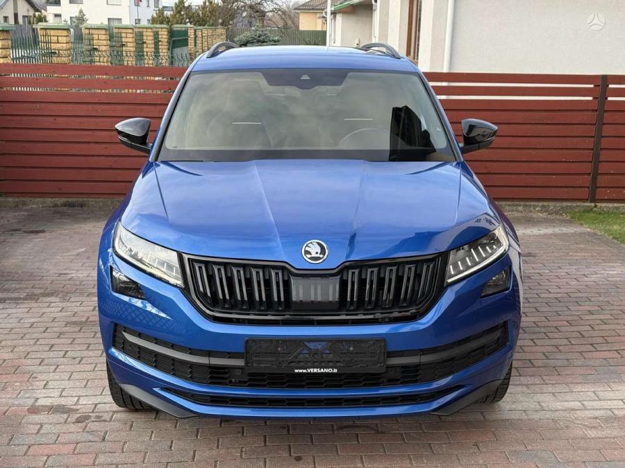 Blue Skoda Kodiaq 2020 in Siauliai, with an engine capacity of 1.50 L and mileage of 213 thousand km for 20800 €, photo 1 on AUTOMOTO.COM.LV