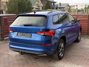 Blue Skoda Kodiaq 2020 in Siauliai, with an engine capacity of 1.50 L and mileage of 213 thousand km for 20800 €, photo 5 on AUTOMOTO.COM.LV