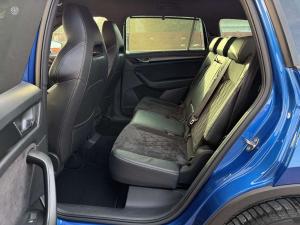 Blue Skoda Kodiaq 2020 in Siauliai, with an engine capacity of 1.50 L and mileage of 213 thousand km for 20800 €, photo 25 on AUTOMOTO.COM.LV