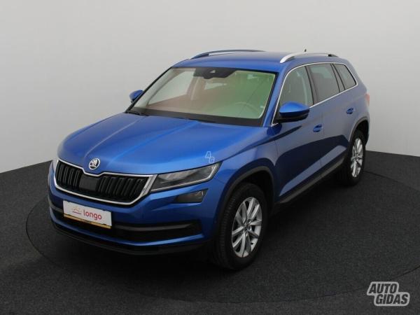 Blue Skoda Kodiaq 2020 in Vilnius, with an engine capacity of 1.50 L and mileage of 239 thousand km for 18399 €, photo 1 on AUTOMOTO.COM.LV