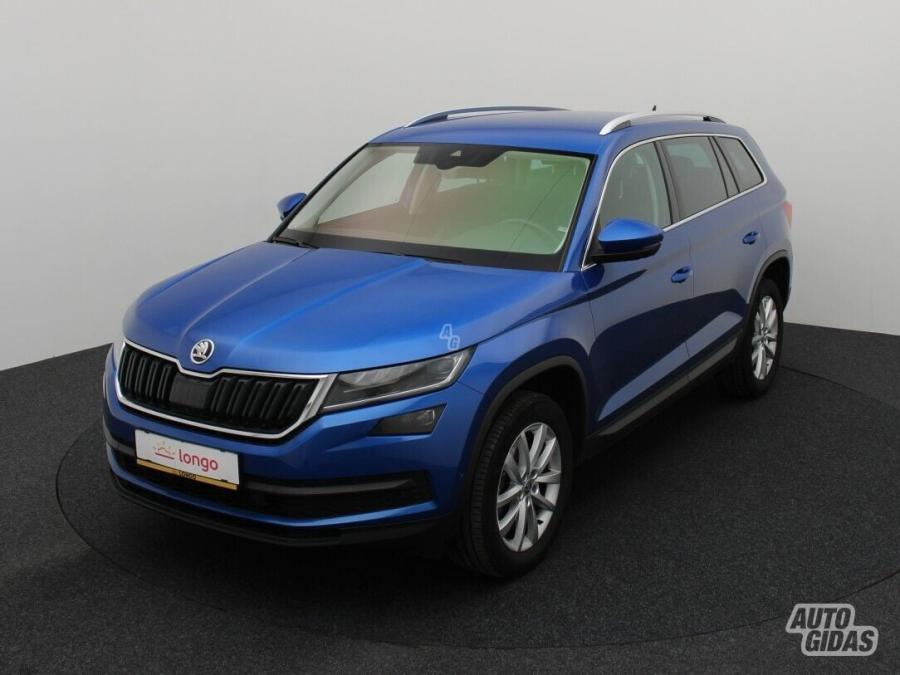 Blue Skoda Kodiaq 2020 in Vilnius, with an engine capacity of 1.50 L and mileage of 239 thousand km for 18399 €, photo 1 on AUTOMOTO.COM.LV