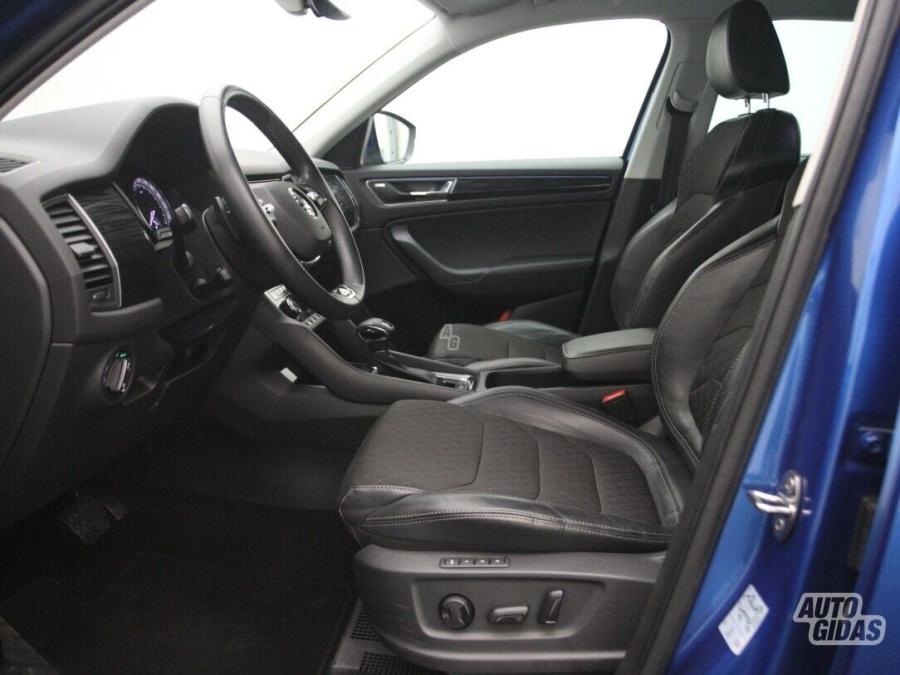 Blue Skoda Kodiaq 2020 in Vilnius, with an engine capacity of 1.50 L and mileage of 239 thousand km for 18399 €, photo 4 on AUTOMOTO.COM.LV