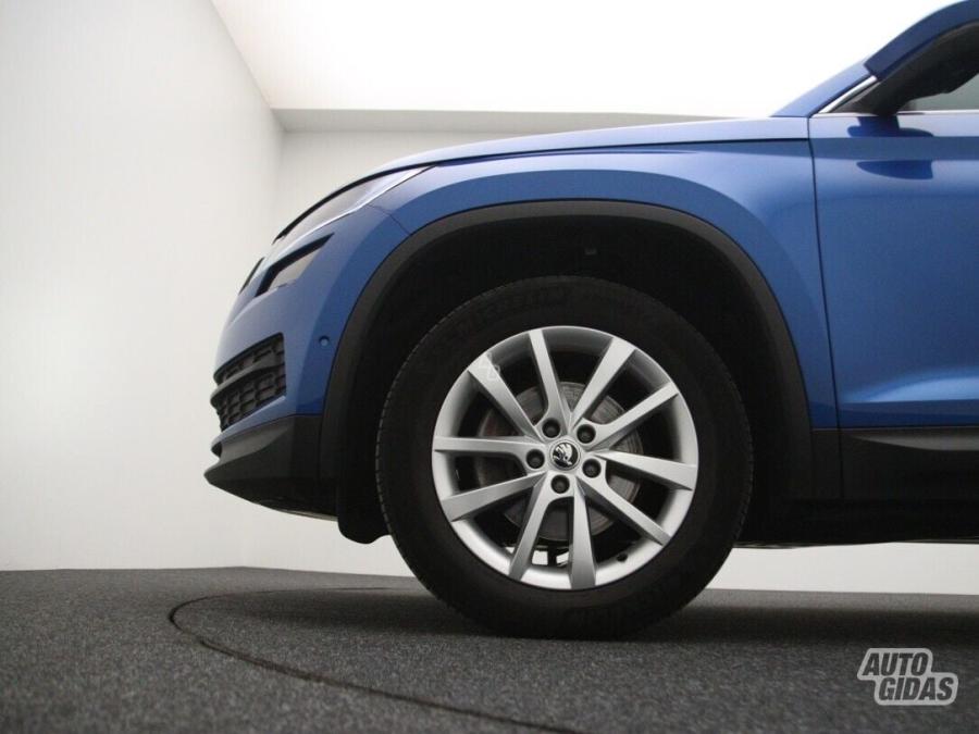 Blue Skoda Kodiaq 2020 in Vilnius, with an engine capacity of 1.50 L and mileage of 239 thousand km for 18399 €, photo 29 on AUTOMOTO.COM.LV
