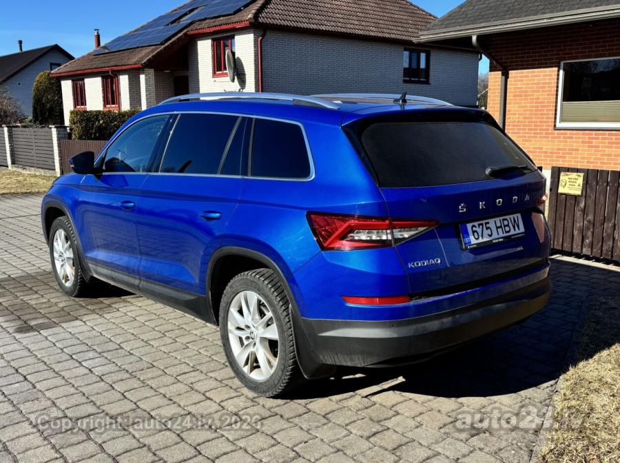 Blue Skoda Kodiaq 2020 in Paide, with an engine capacity of 2.00 L and mileage of 192 thousand km for 25000 €, photo 5 on AUTOMOTO.COM.LV