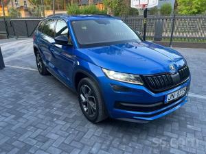 Синий Шкода Kodiaq 2020 в Юрмала, объемом двигателя 2.00 л и пробегом 135 тыс. км за 22655 €, фото  на AUTOMOTO.COM.LV