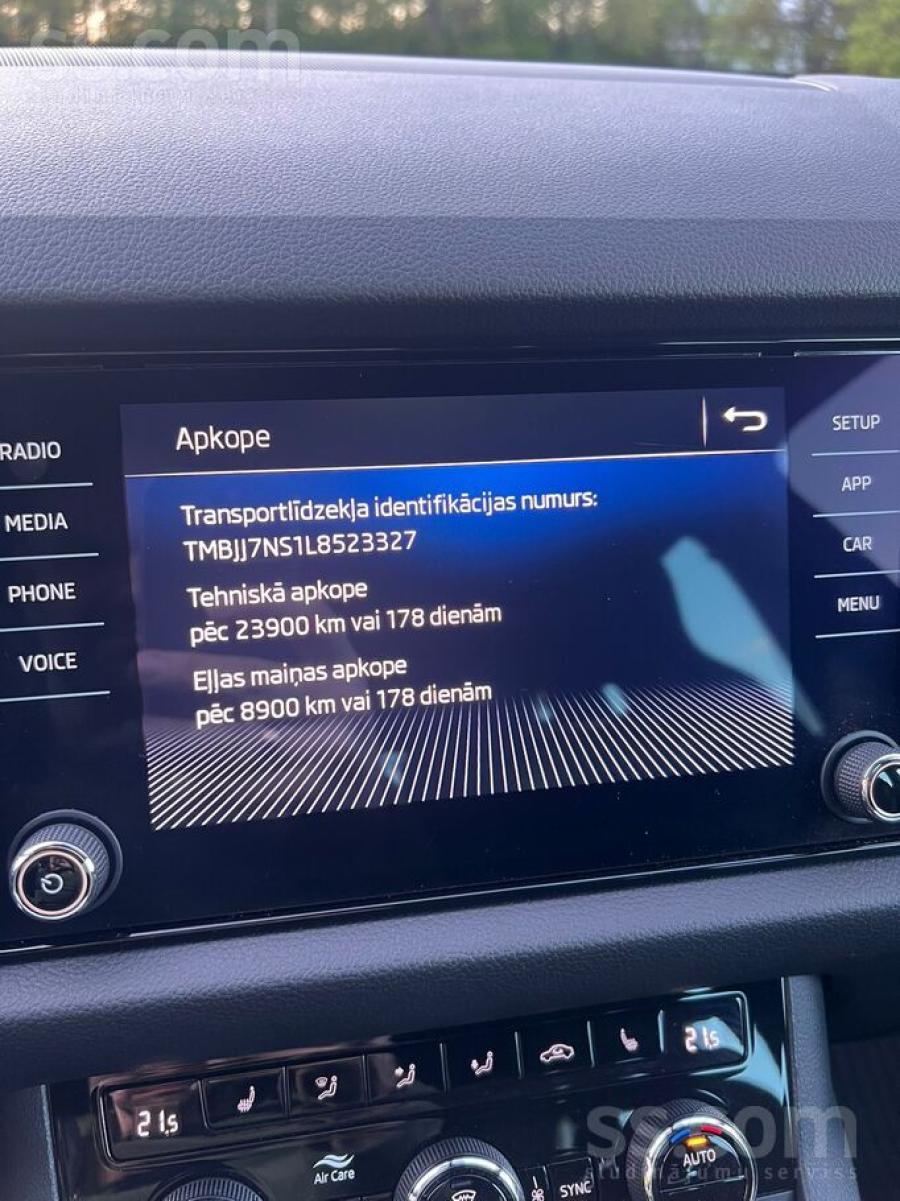 Zils Skoda Kodiaq 2020 Jūrmala, ar dzinēja tilpumu 2.00 L un nobraukumu 135 tūkst. km par 22655 €, foto 22 vietnē AUTOMOTO.COM.LV